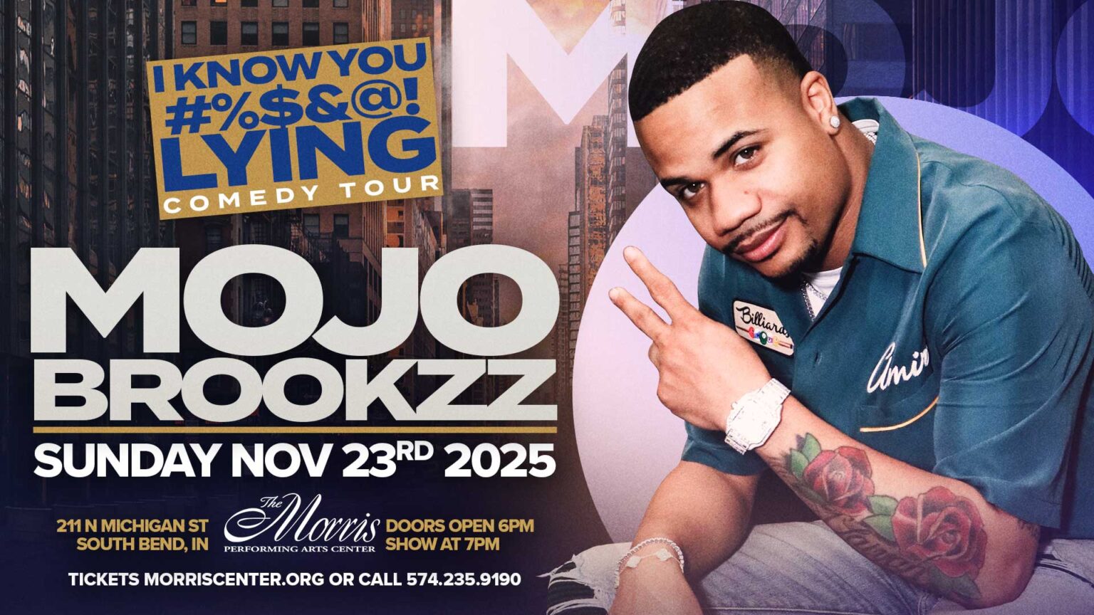 Mojo Brookzz - Official Website of the Morris Performing Arts Center